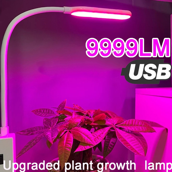 10W USB Led Grow Lamp for Plants Full Spectrum Led Grow Light Aluminum ...
