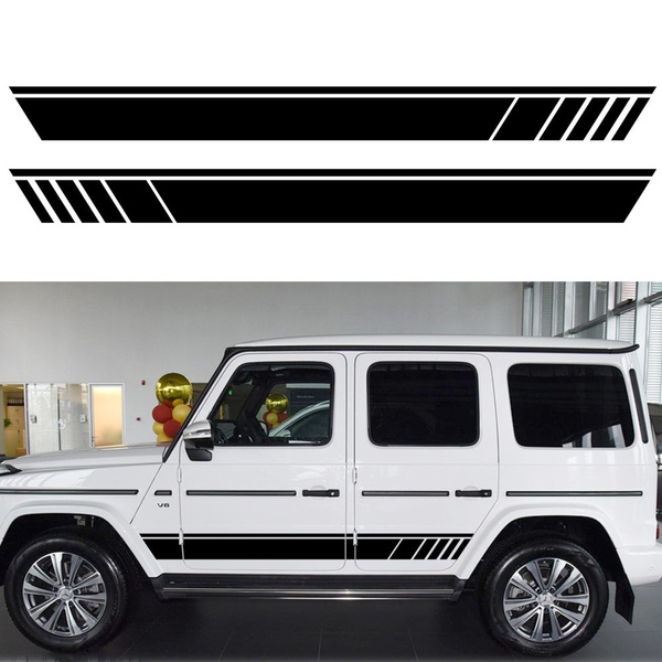 2pcs Car Decals Side Body Stickers for Mercedes Benz Accessories for ...