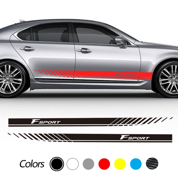 2pcs Car Side Stickers For Lexus IS250 IS300 IS350 ES350 ES300h GS300 ...