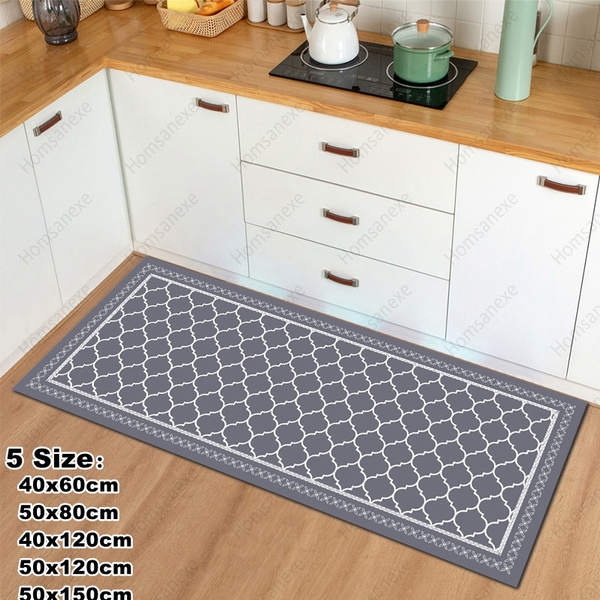 Homsanexe Moroccan Rugs Runner Rug Non-slip Hallway Carpet Entry Rugs ...