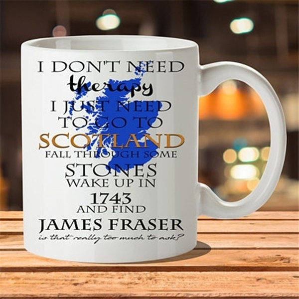 Outlander Mug, Outlander Gift, Jamie Fraser, Sassenach, Diana gabaldon ...