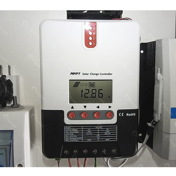 20A 12V 24V Auto SR ML2420 MPPT Solar Charge Controller RS232 With LCD 20a-12v-24v-auto-sr-ml2420-mppt-solar-charge-controller-rs232-with-lcd