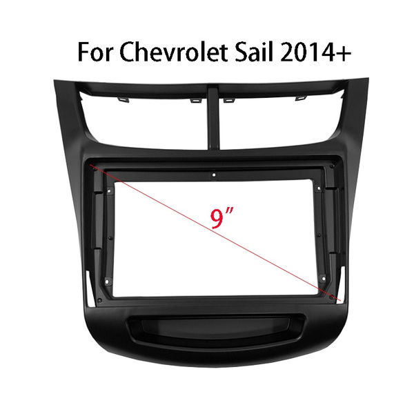 Car Radio Fascia For Chevrolet Sail 2014+ Auto Stereo Dashboard Panel ...