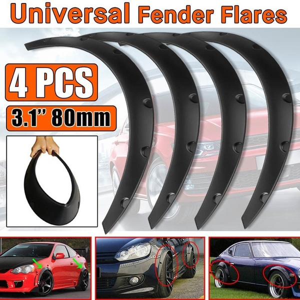 Flexible Car Fender Car Wheel Fender Fender Flares 3.1 Inch/80 Mm 4PCS ...