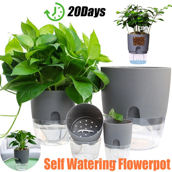 Flower Plant Vase Self Watering Planter Planting Flower Pot Water ...
