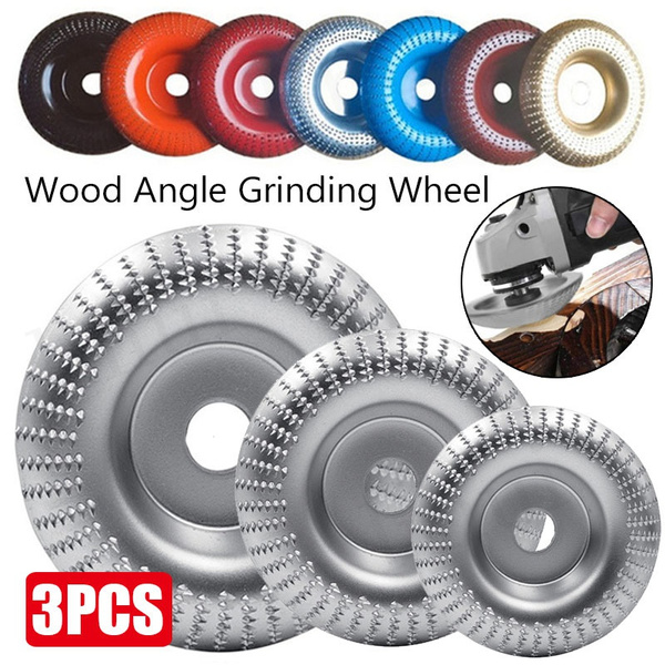1/2/3PCS Round Wood Angle Grinding Wheel Diamond Coated Grinding Rotary ...