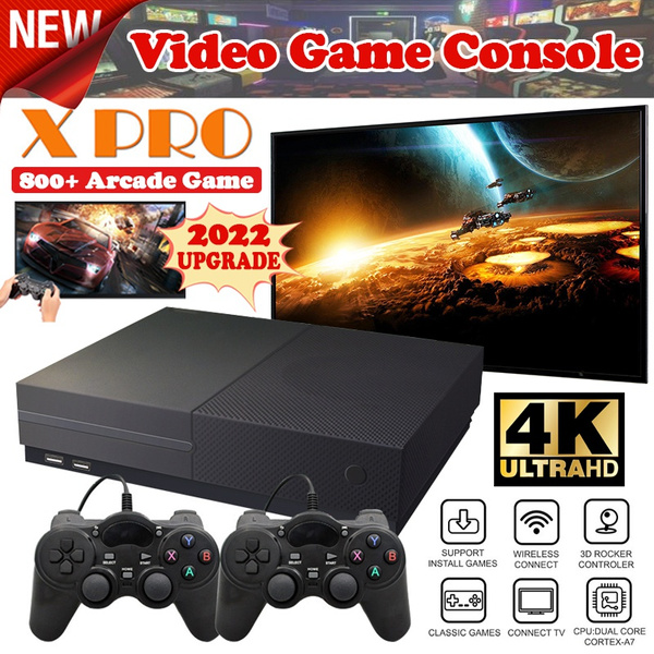 2022 Newest Xpro 4K TV Game Console Nostalgic Classic Built-in 800 ...