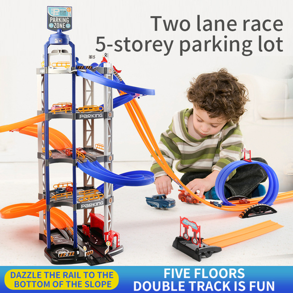 Race Car Tracks Toddler Toys for 2 3 4 5 6 Year Old Boys Girls Gifts ...
