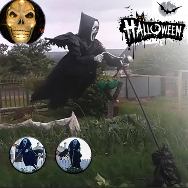 New Creative Garden Scarecrow Scarecrow Horror Screaming Halloween ...