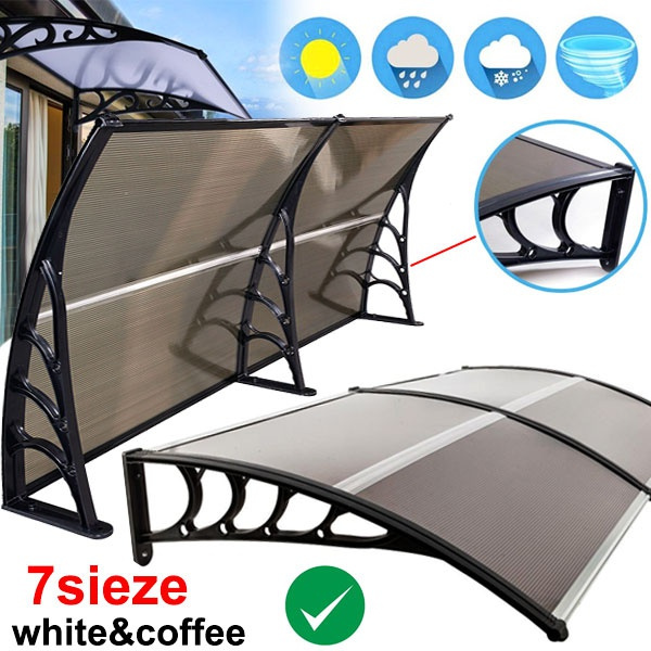 Newest 300/200/150/120 DIY Window Awning Outdoor Front Door Canopy ...