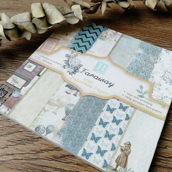 Retro Patterned Paper Scrapbooking Paper Pack Handmade Craft Paper ...