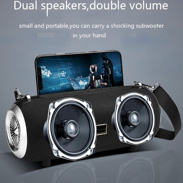 High Power Bluetooth Speaker Stand Wireless Column Outdoor Portable TWS ...