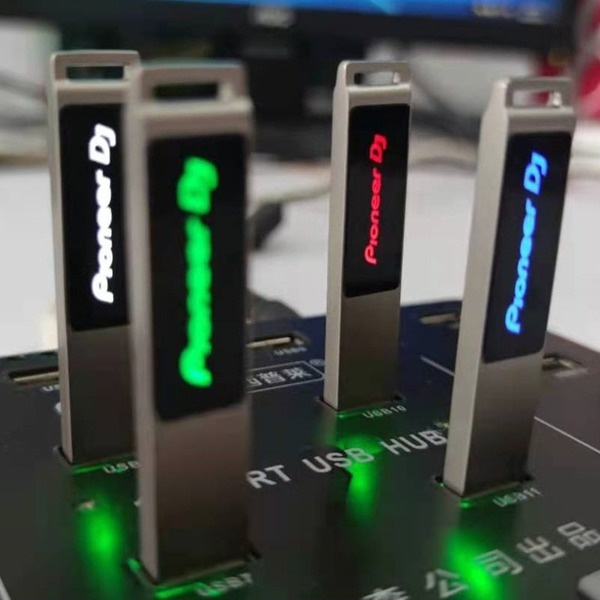 2021 Brand New Pioneer DJ Creative Colorful LED LOGO USB 2.0 Memory ...