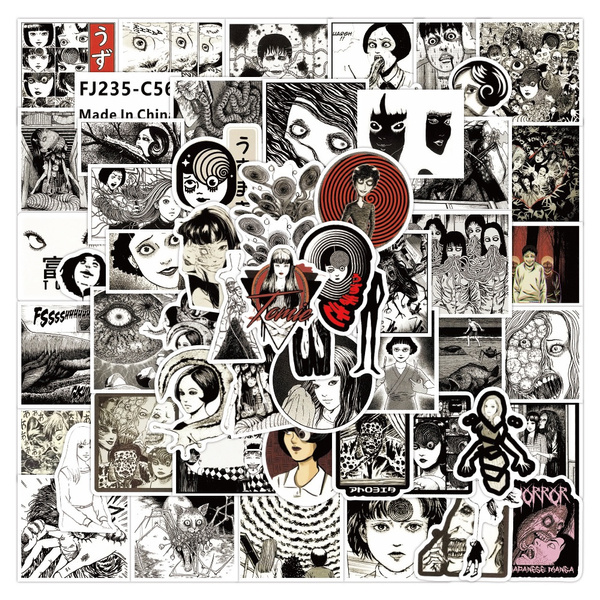 Japanese Manga Tomie Ito Junji Graffiti Sticker Waterproof Luggage ...