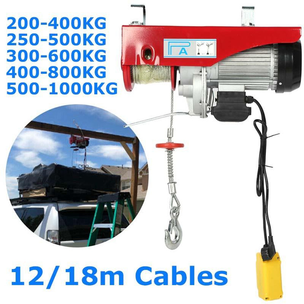 Electric Cable Winch Lifting Hoist 200-400KG 250‑500KG 300‑600KG 400 ...