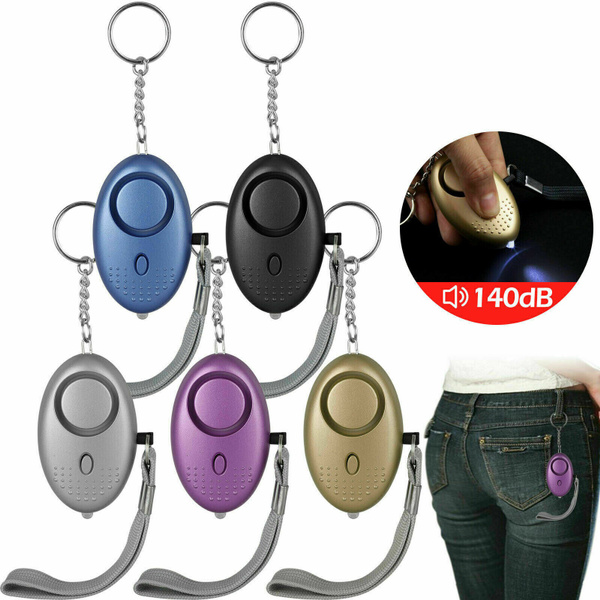 Safe Sound Personal Alarm Keychain Self-Defense With LED Light 140DB ...