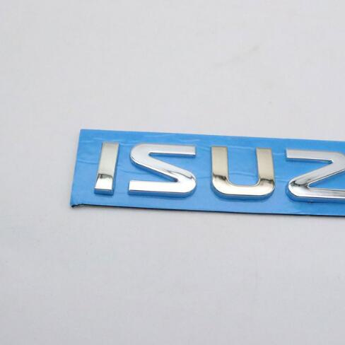 For Isuzu DMAX D-MAX Emblem Car Sticker Rear Trunk Number Letter logo ...