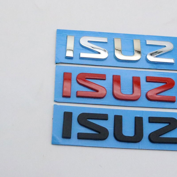 For Isuzu DMAX D-MAX Emblem Car Sticker Rear Trunk Number Letter logo ...