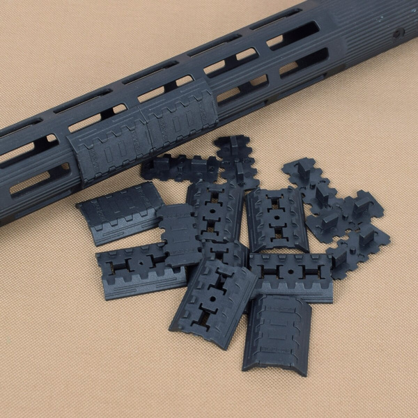 Tactical 10PCS/Set M-LOK Rail Covers Mlok Slot System Rail Panel For ...