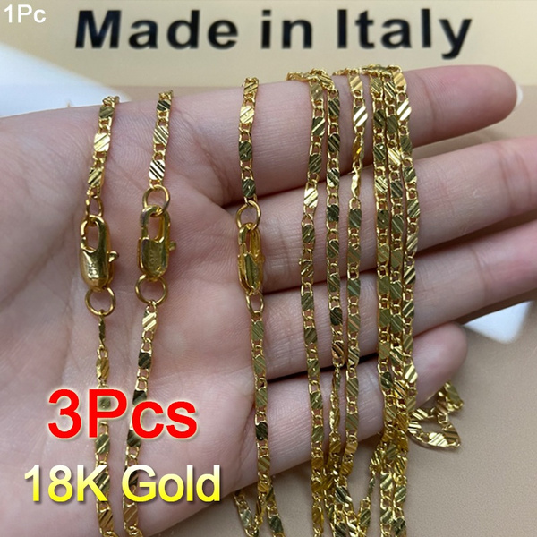 1pc/3pcs Fashion Luxury Exquisite Men's Women's Fashion Solid Chain ...