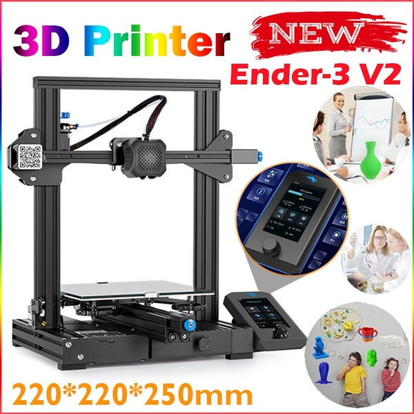 New Creality 3D Ender-3 V2 3D Printer Kit All-Metal Integrated ...