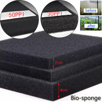 Aquarium Accessories Biochemical Cotton Filter Practical Fish Tank Pond Foam Sponge Filter Black ...