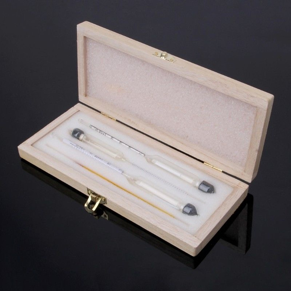Hydrometer Accurate Alcohol Meter Vinometer Tester Thermometer Gadget ...