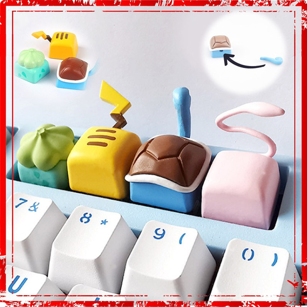 Key Cap Games Pokemon Keycaps DIY Star Key Cap Mechanical Keyboards ...