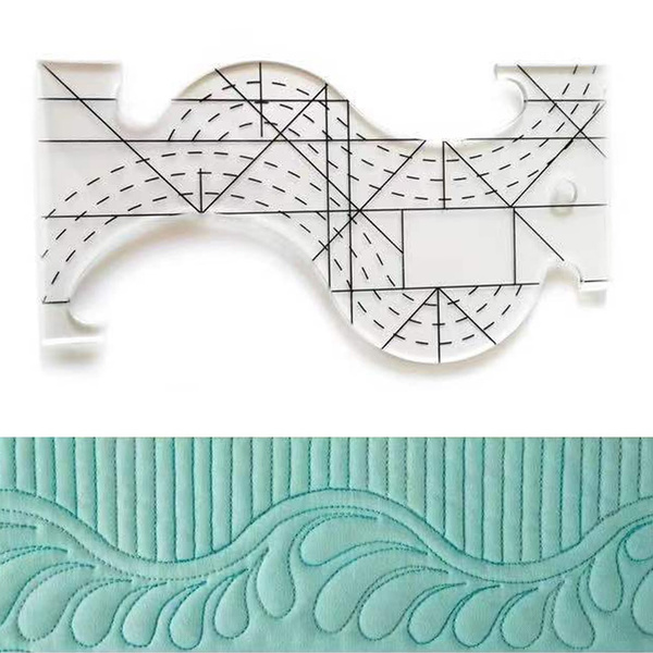 Template Quilting Tool Plastic Ruler Processing Sewing Ruler Acrylic ...