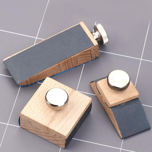DIY Leather Craft Edge Tool Beech Block Handmade Leather Durable Tanned ...