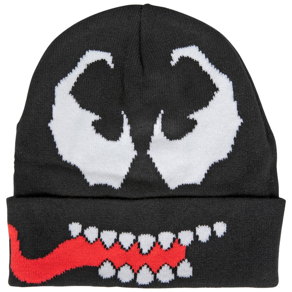 Venom Face Costume Pull Down Mask Beanie | Wish