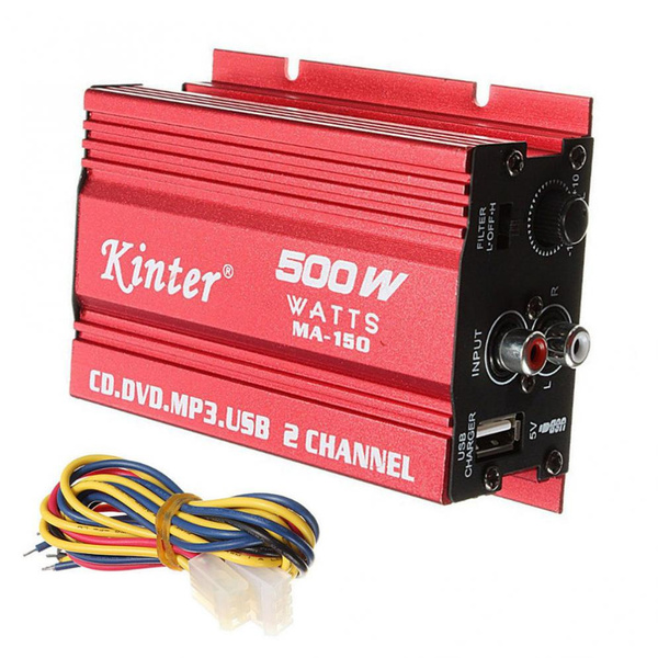 MA-150 DC9-15V 2-Channel Mini Car / Motorcycle Hi-Fi Stereo Audio ...