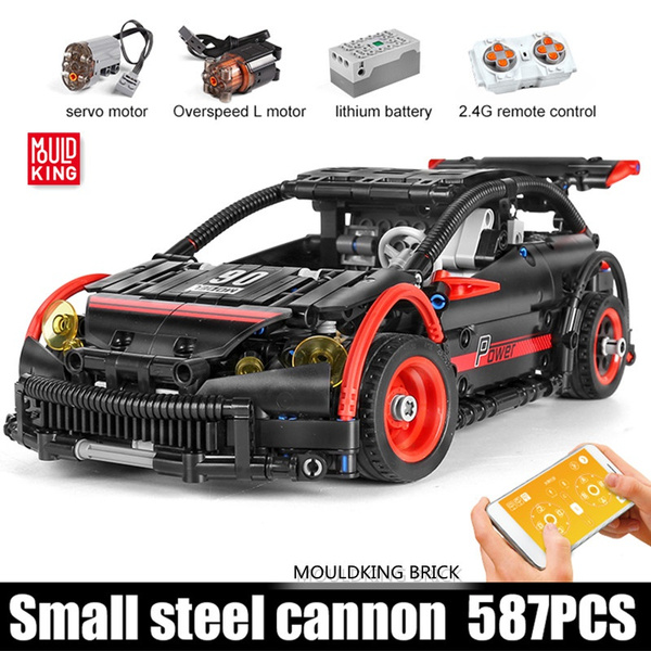 MOULD KING Building Blocks Remote Control Car The Motorized Hatchback ...