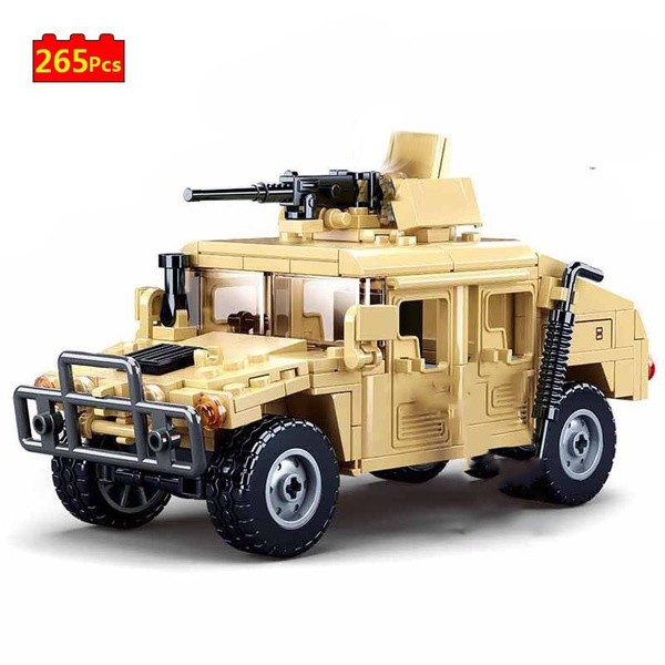 Military Series U.S. Army Armored Forces H1 Assault Vehicle SWAT DIY ...