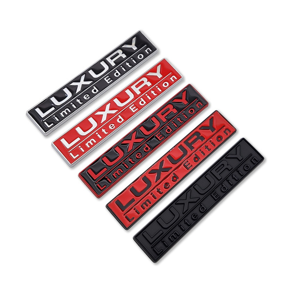 Chrome Metal Luxury Limited Edition Logo Car Emblem Auto Badge Racing ...