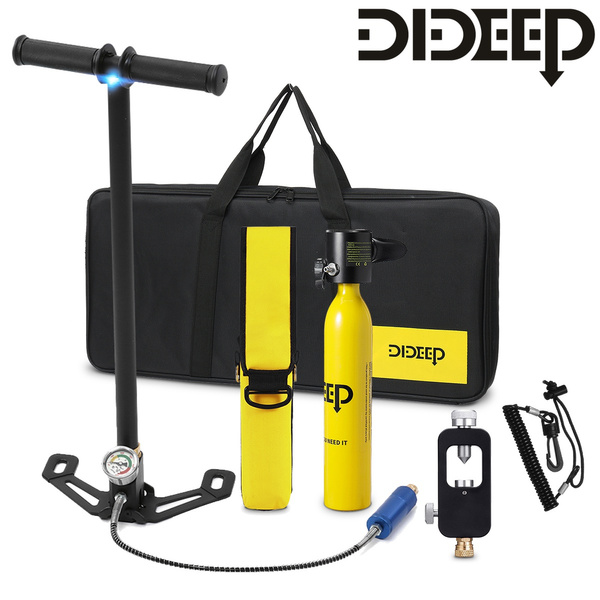 DIDEEP Diving Equipment 0.5L Scuba Diving Cylinder Oxygen Tank ...