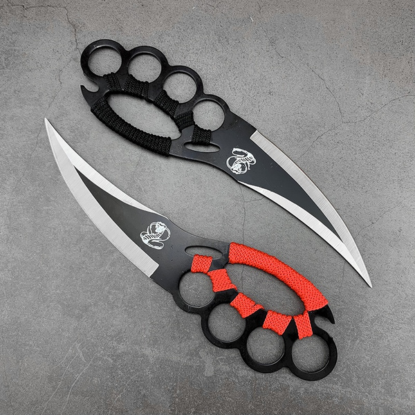 Boxing knife Knuckle Tactical fixed blade knife karambit knife Machete ...