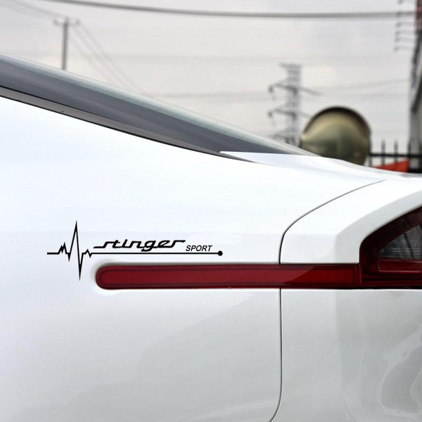2 Pcs For Kia Stinger Window Vinyl Decals Car Styling Self Adhesive ...