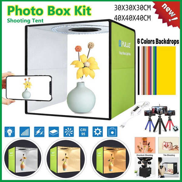 New Folding Ring Light Photo Lighting Studio Portable Shooting Tent ...