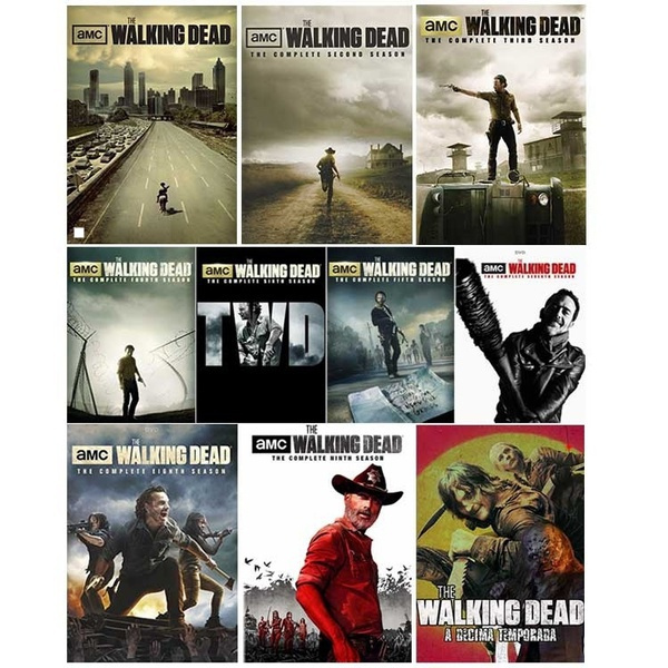The Walking Dead Complete Season 1-10 Collection (45Disc Set) Box Set ...