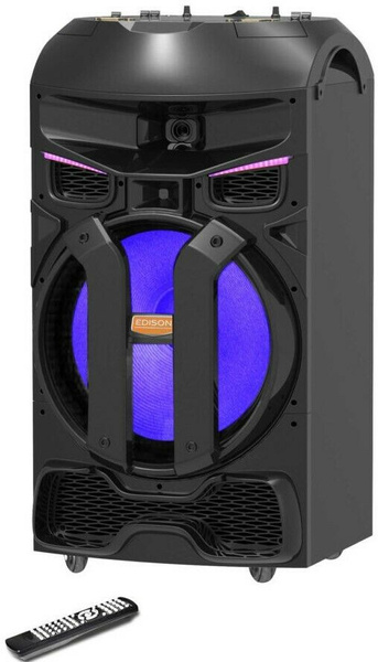 Edison Professional 15" Bluetooth Party Speaker System with Disco Light | Wish