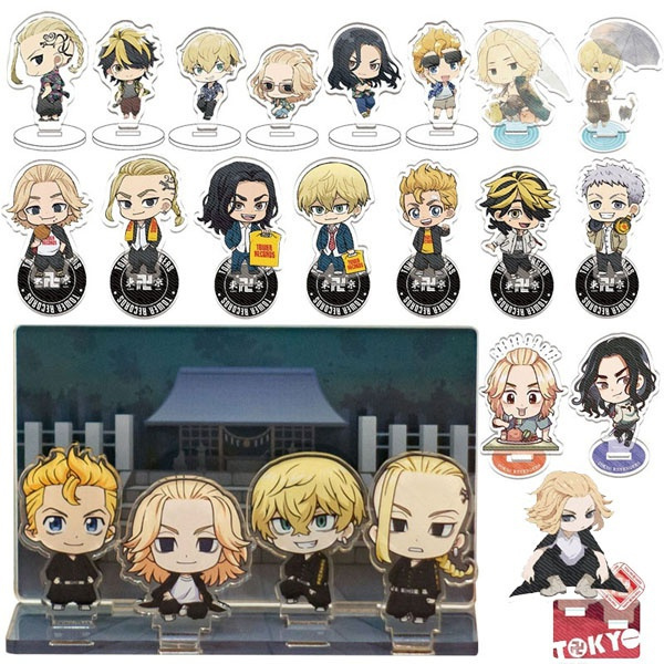 Anime Acrylic Stand Figure Manjiro Ken Takemichi Hinata Atsushi Chibi ...