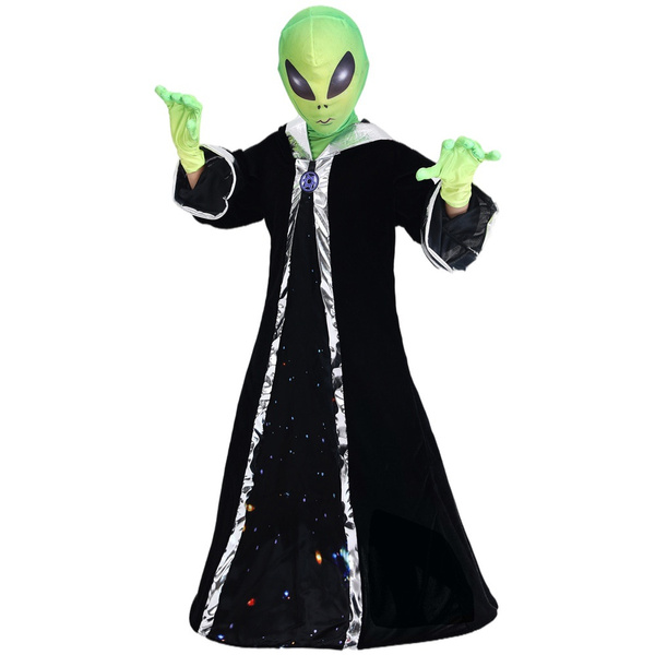 Alien Lord Costume Cosplay Kids Senior Civilized Visitor Uniform ...