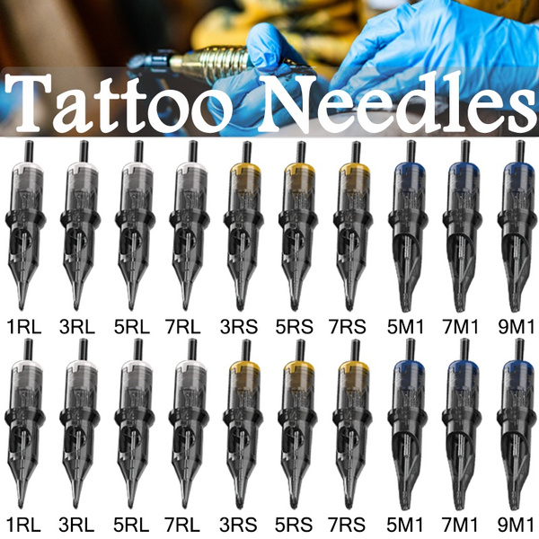 Tattoo Needles RL RS M1 RM Disposable Sterilized Safety Tattoo Needles | Wish