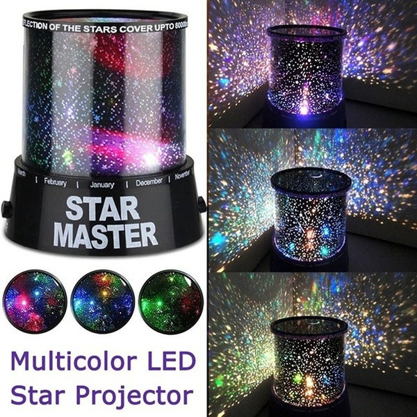 LED Star Projector Starry Sky Night Light Planet Magic Projector Earth ...