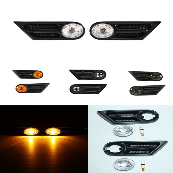 OEM BMW MINI R56 R57 CLEAR SIDE INDICATOR REPEATER SCUTTLE TRIM KIT ...