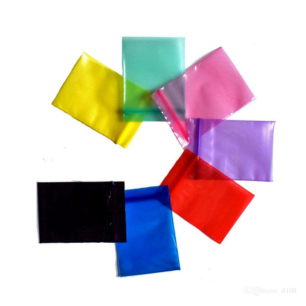 1000 Plain Colour Smelly Proof Baggies 50mm Mini Zip Lock Air Tight ...
