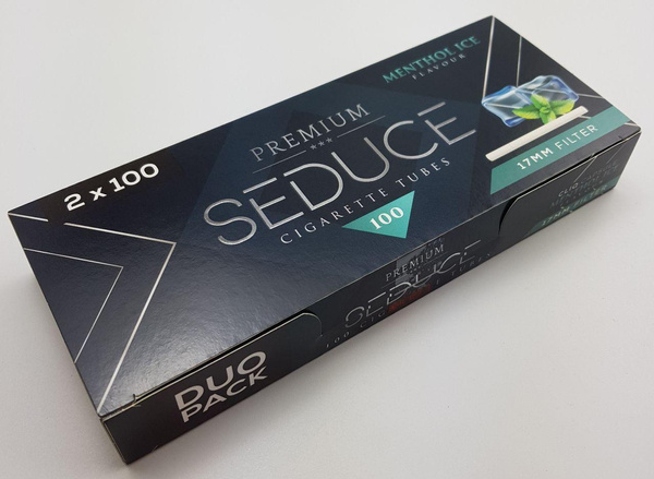 Seduce Menthol Ice Tubes (17mm Filter Length) 100 Tubes | Wish
