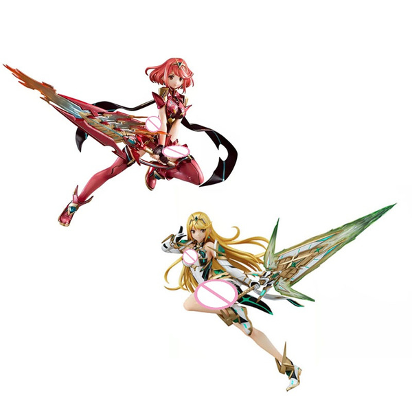 Japan Anime Xenoblade Chronicles 2 Pyra Mythra Action Figure Homura ...