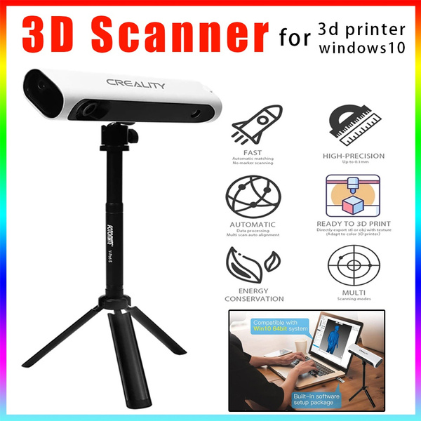Creality Upgraded CR-Scan 01 3D Scanner Kit with Turntable and Tripod ...
